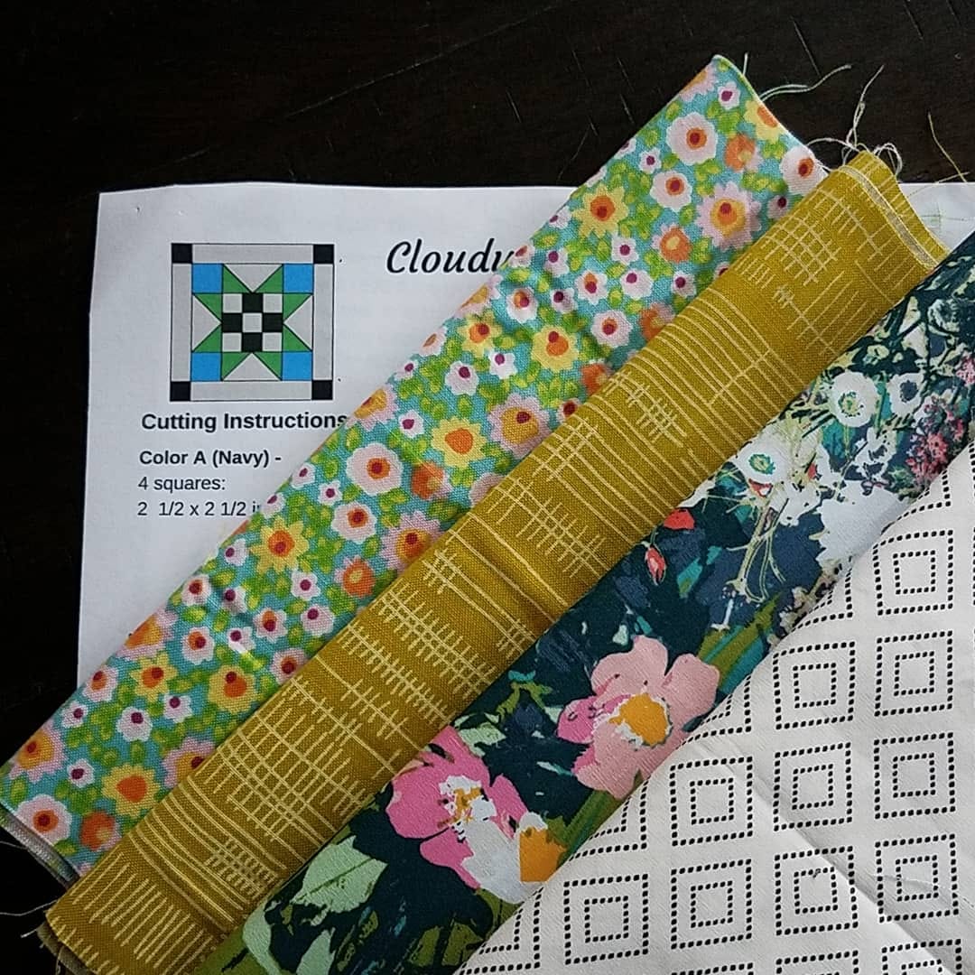 Block 7 – Cloudy Day Quilt Sampler Quilt Along – Happy Cloud Creations